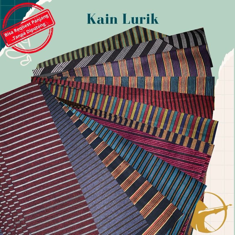ORIGINAL TRADITIONAL ATBM WOVEN METER STRIP FABRIC // ARJUNO GALLERY ...