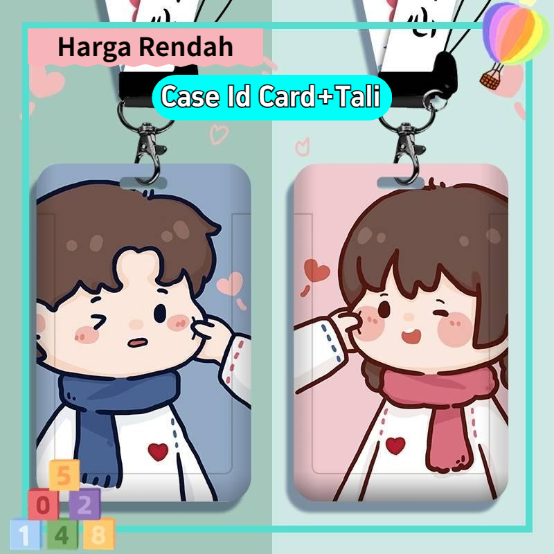 GANTUNGAN VC-Stationery Id Card Holder Cute Id Card Screen Id Card Case ...