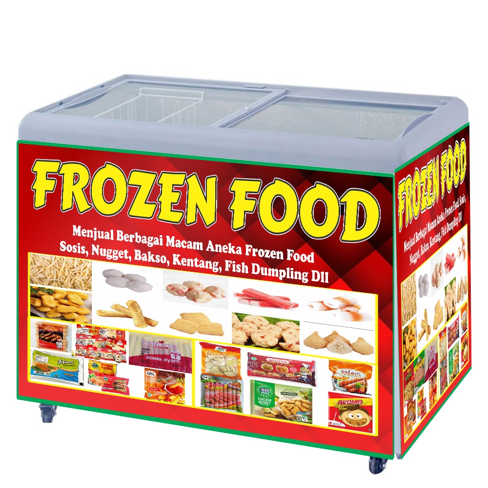 Frozen Food Freezer Stickers, free name request | Shopee Malaysia
