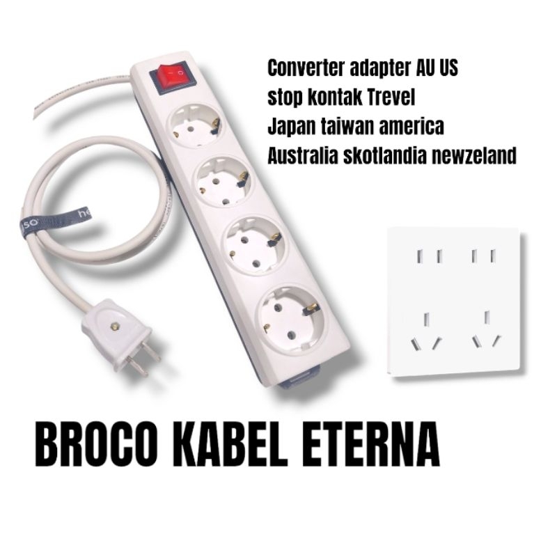 Aebrand ELECTRICAL PLUG Travel Adapter type A JAPAN CHINA australia ...