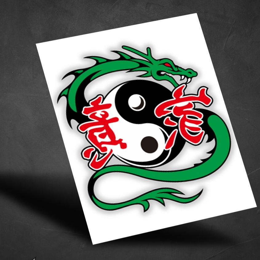 Dragon Sticker tai chi Sticker Dragon | Shopee Malaysia