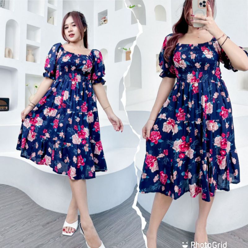 Short ruffled Balinese negligee with 3/4 sleeves | Shopee Malaysia