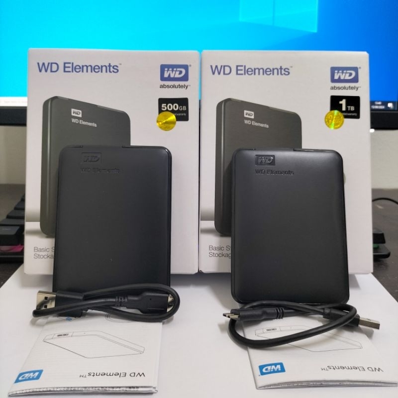 External Hardisk 500GB/1TB WD ELEMENTS - New USB 3.0 External Hardisk 1 ...