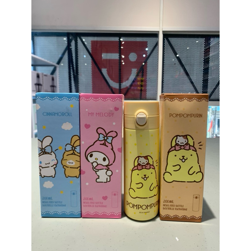 Miniso Sanrio characters Insulated Bottle with Auto Flip Lid (200ml) | Shopee Malaysia