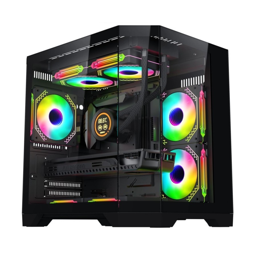 Aigo FT350 Black M-ATX PC Case | Shopee Malaysia