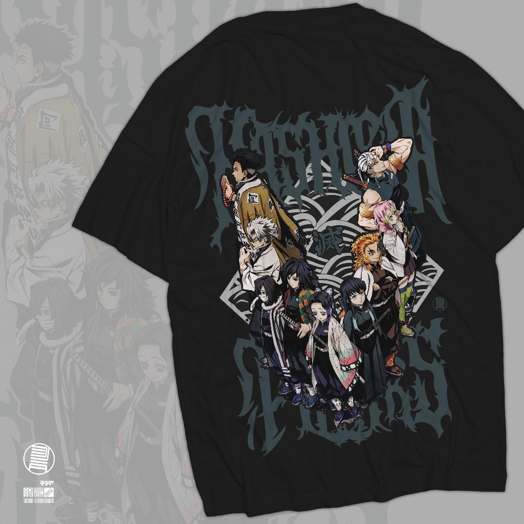 The Pillars Hashira Demon Slayer Corps Kimetsu no Yaiba T-Shirt Anime ...