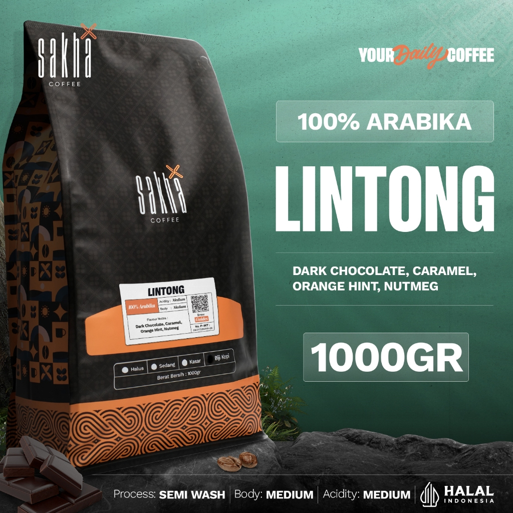 Lintong Mandailing Arabica Ground Coffee Beans Sumatra Arabica Coffee ...