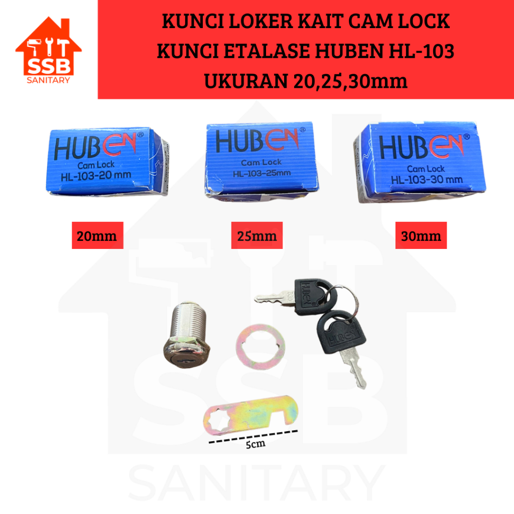 Cam LOCK LOCK LOCK LOCK LOCK LOCK LOCK LOCK HUBEN HL-103 20mm 25mm 30mm ...
