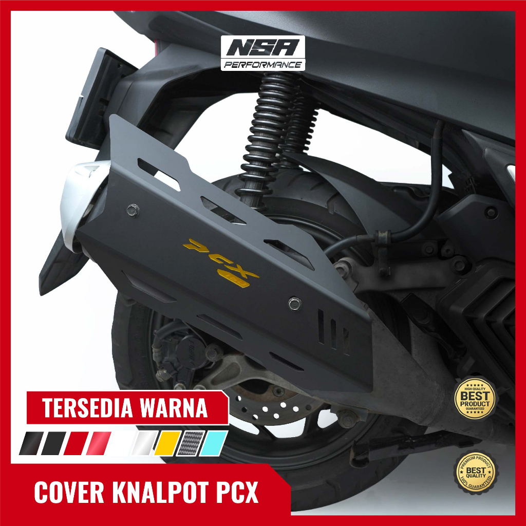 NSA PCX 160 EXHAUST COVER Muffler PCX 160 Exhaust COVER HONDA PCX 160 NSA PERFORMANCE MOTORCYCLE ...