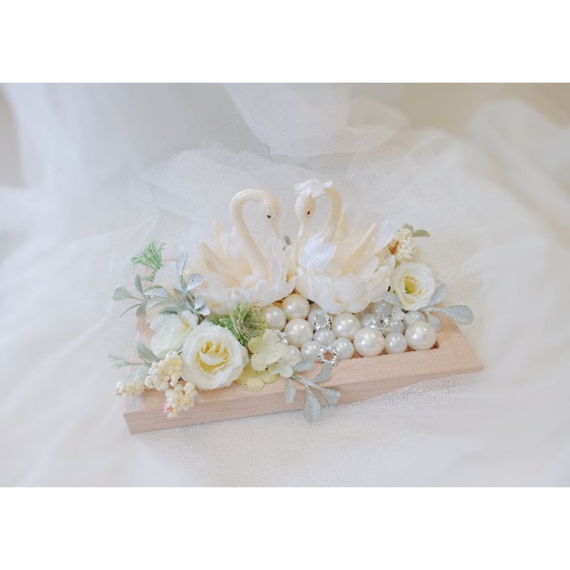Swan Ring Bearer / Ring place / dowry place / Ring box / wedding Ring ...