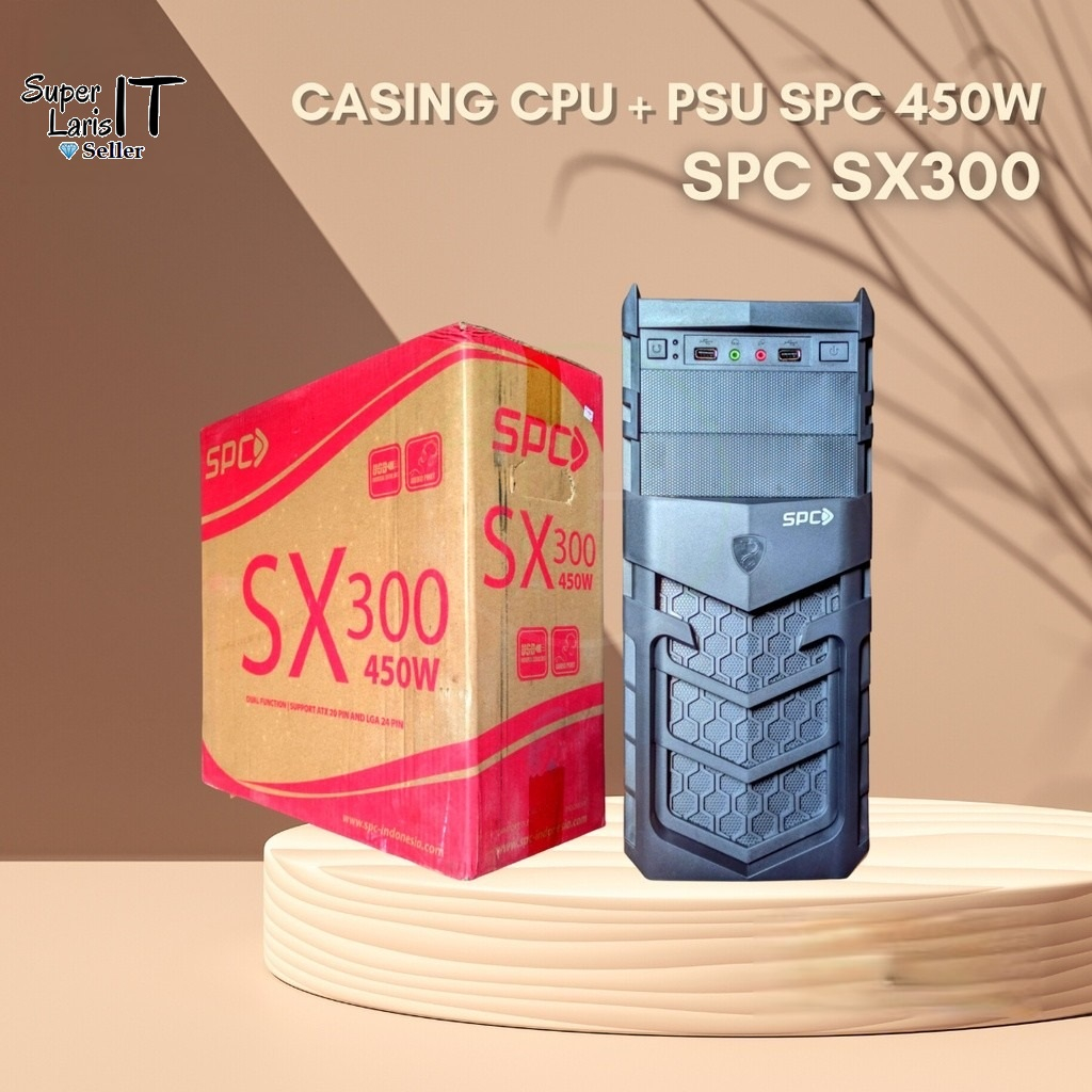 Casing Case SPC SX300+PSU Power Supply 450w 450w PC/Computer | Shopee Malaysia