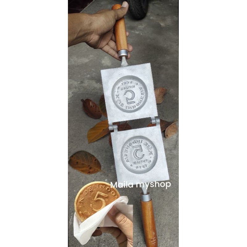 Coin CAKE MOLD waffle pukis bungeoppang crofel sandwich ufo dorayaki ...