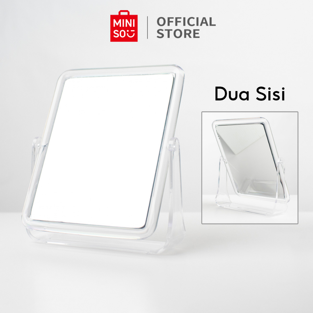Miniso Double Sided Makeup Mirror Double-side Plastic Mirror Round ...