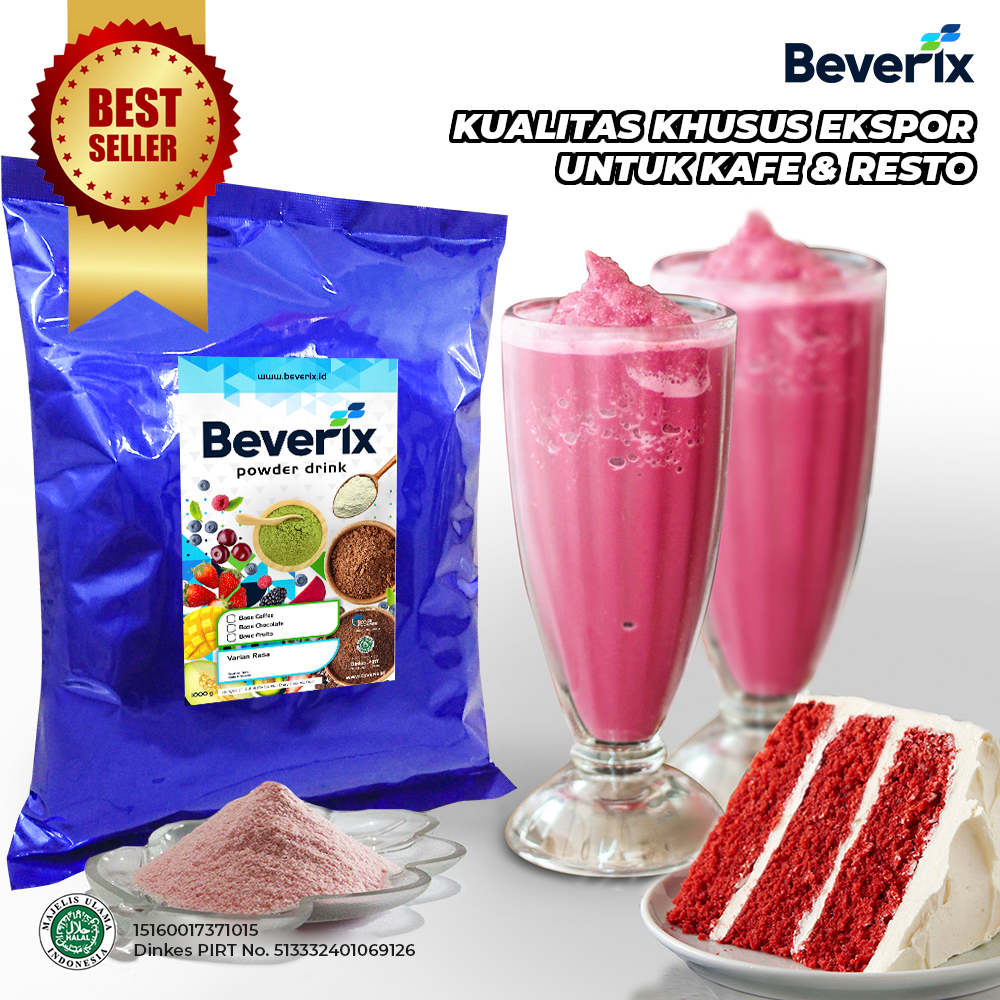 Red Velvet Beverix Flavored Drink Powder Fresh Powder Drink 1 KG ...
