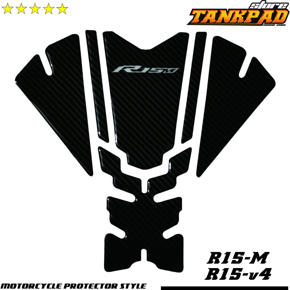 Yamaha All New R15m R15 v4 Tankpad Embossed Sticker Automotive Special ...