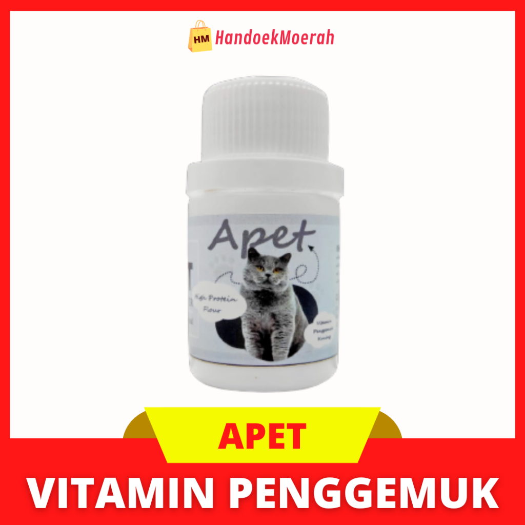 Apet Weight Booster 30 Tablets (Premium)/Vitamin Fattening Cat | Shopee ...
