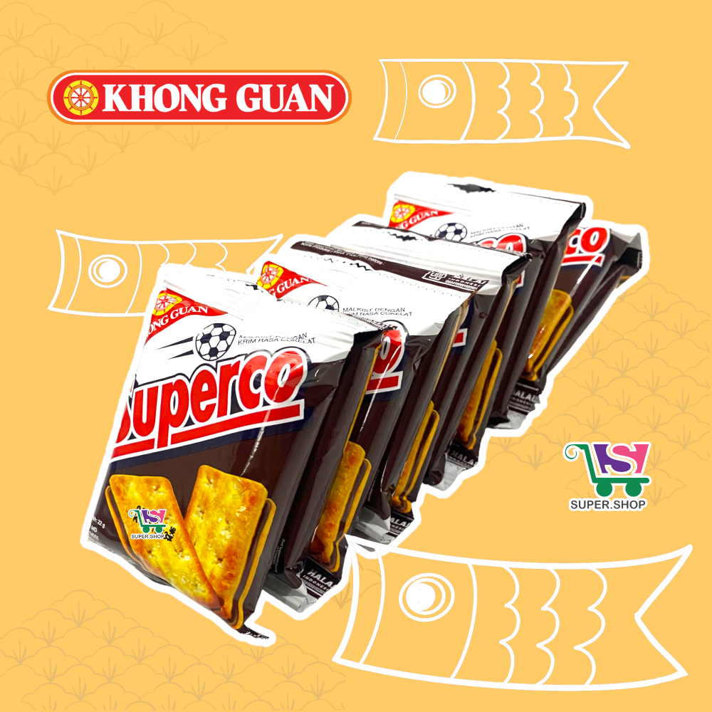 Khong Guan SUPERCO Krekers Chocolate (10 pcs) | Shopee Malaysia
