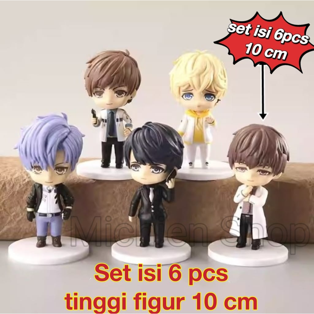 Evol Love Action Figure Anime Kira Zen Simon set of 5 pcs | Shopee Malaysia