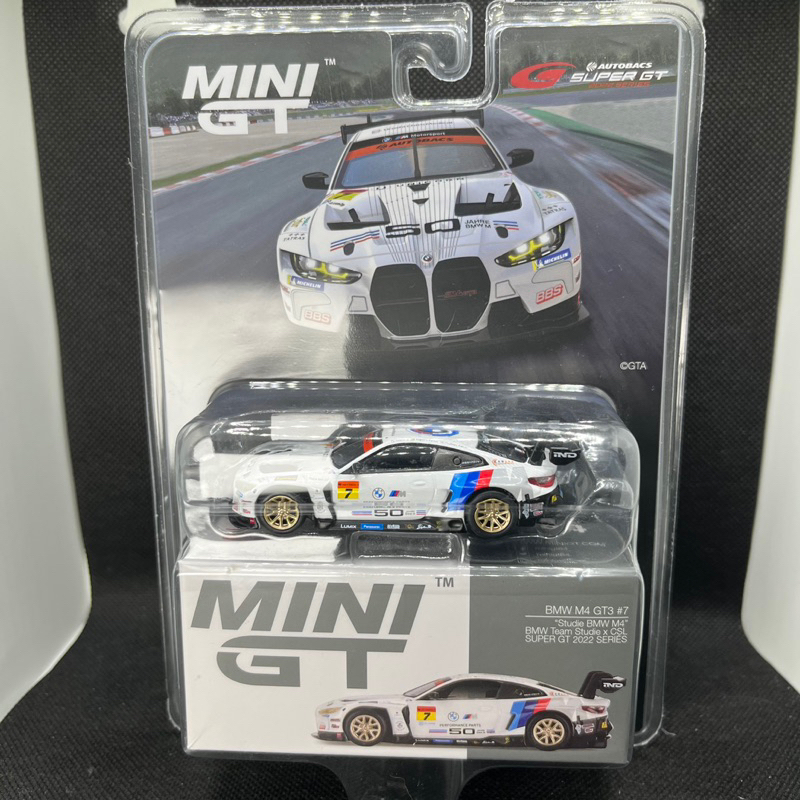 Mini GT 484 BMW M4 GT3 7 "Studie BMW M4" BMW Team Studie X CSL SUPER GT ...