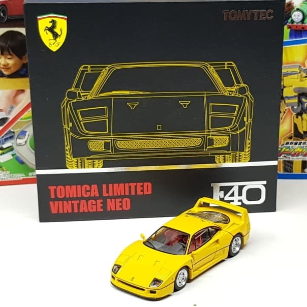 Tomica Limited Vintage Neo | Ferrari F40 Yellow | Japan Limited ...