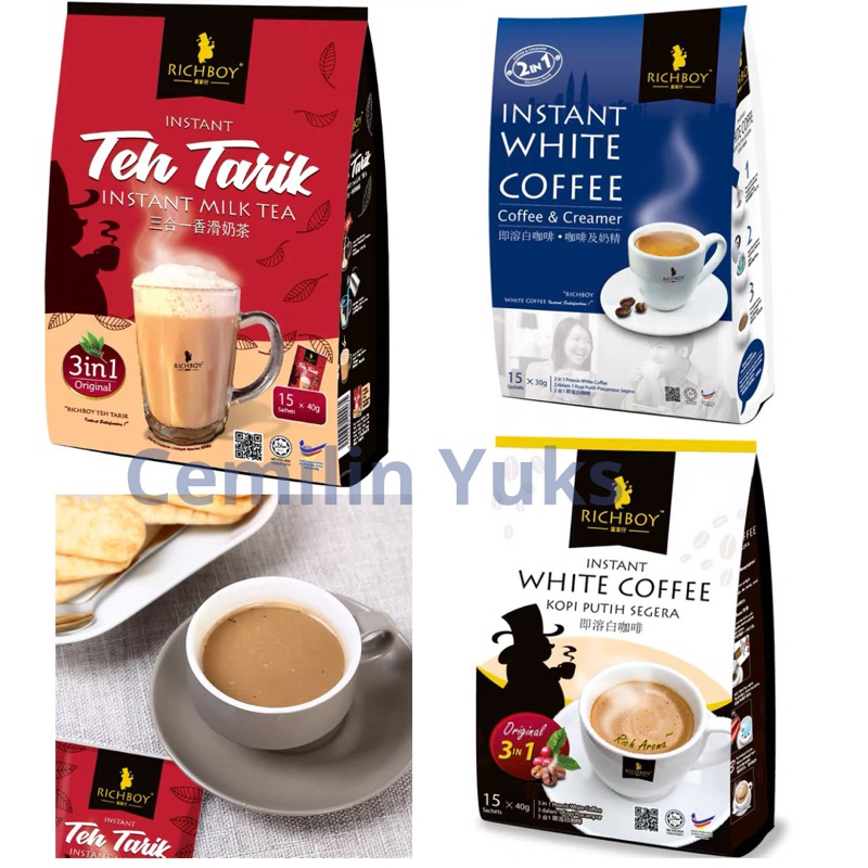 Richboy Instant White Coffee 3in1 Richboy Teh Tarik Malaysia Richboy ...