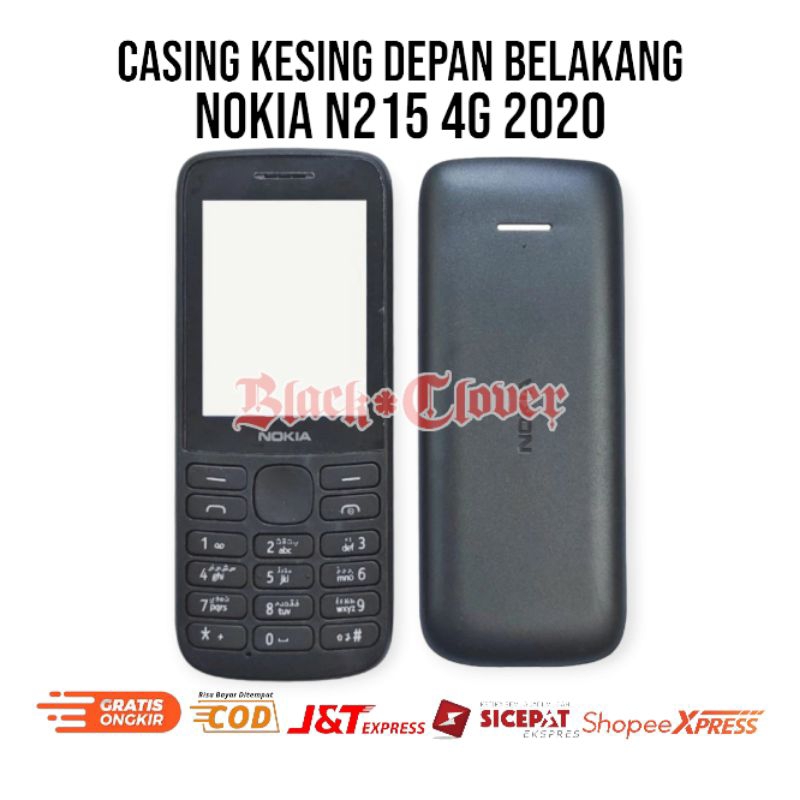 HP HITAM Nokia N215 4G 2020 housing Casing / Nok 215 2020 4G cellphone Casing - Black | Shopee ...