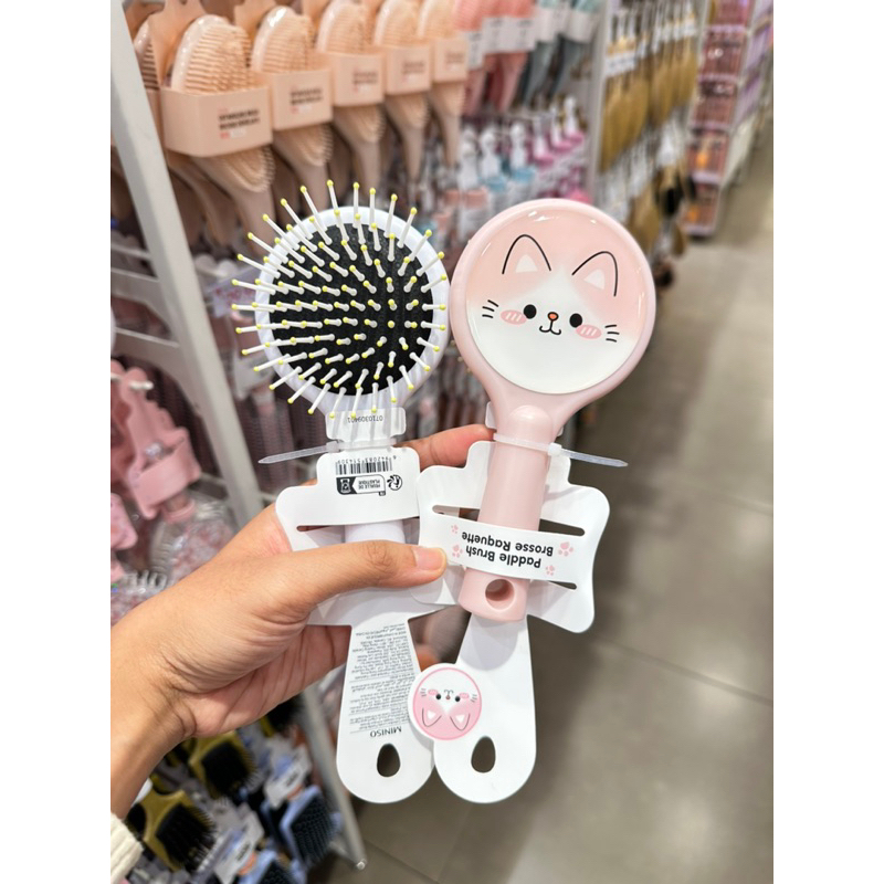 Paddle BRUSH HAIR COMB MINISO HAIR BRUSH ANIMAL FACES COLLECTION ...