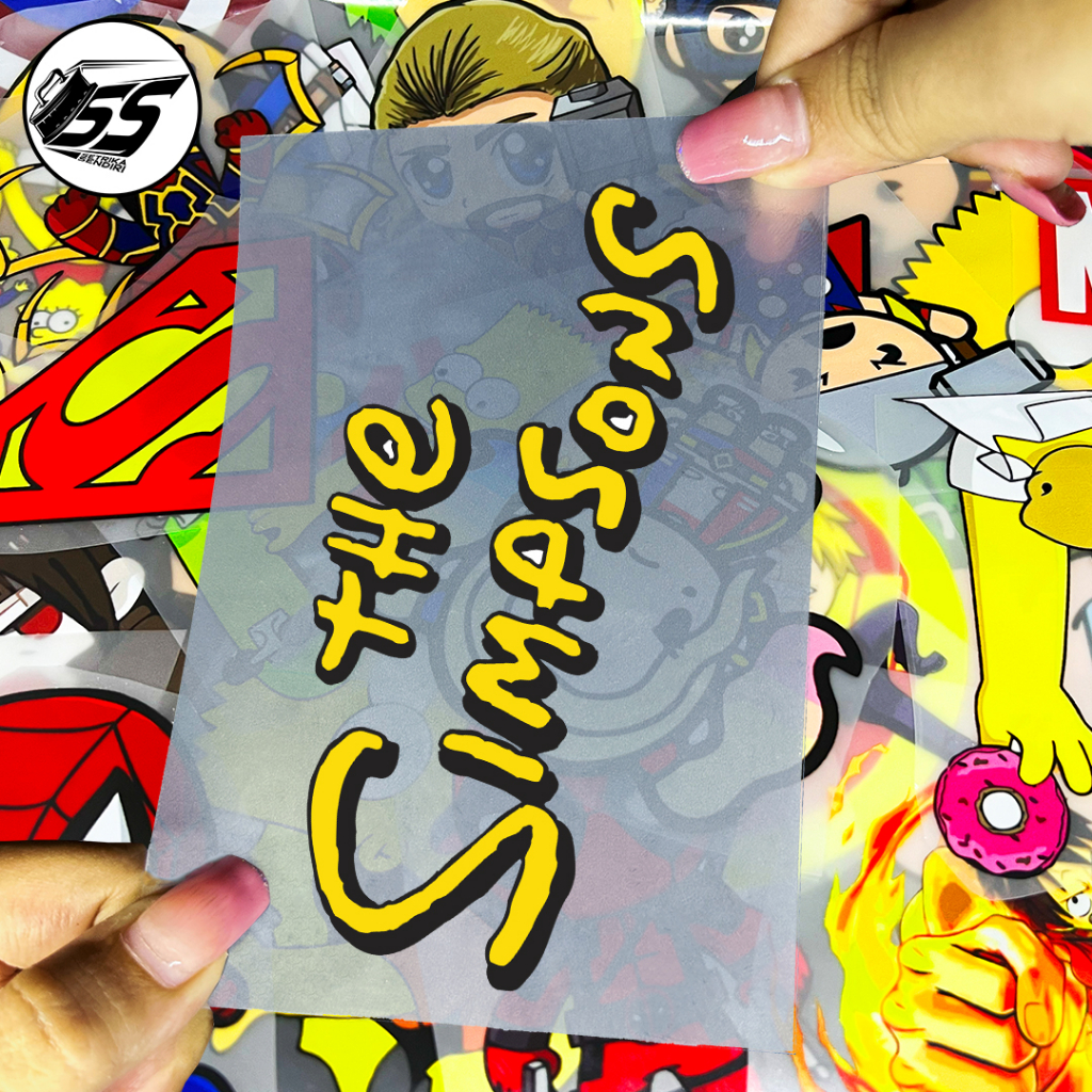 Dtf SCREEN PRINTING - IRONING SCREEN PRINTING - SIMPSONS - A5 | Shopee ...