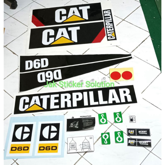 Dozer Caterpillar Cat D6D Decal Sticker Heavy Equipment Guaranteed ...