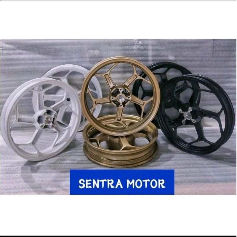 Racing Rims Xeon/Mio m3/Mio gear /soul GT 125 Fino 125 Wide Tread With ...