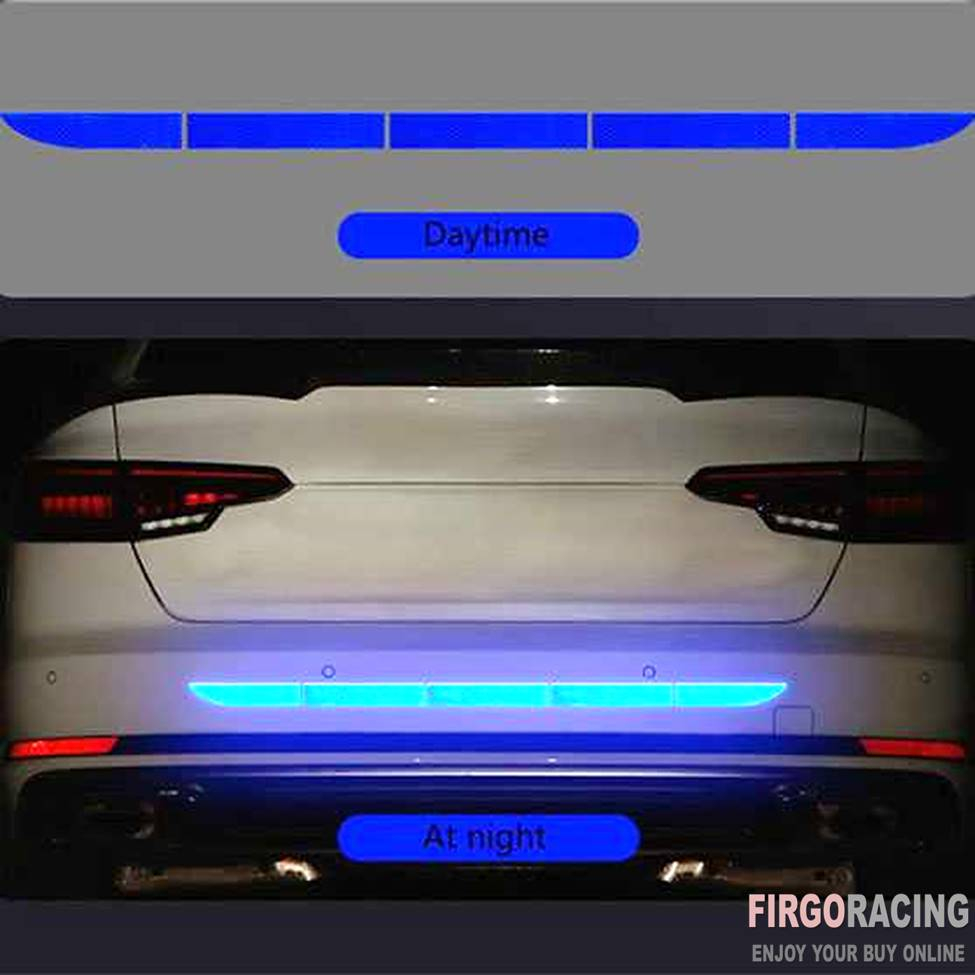Nano Car Reflective Sticker Warning Strip Trunk Exterior Blue | Shopee ...