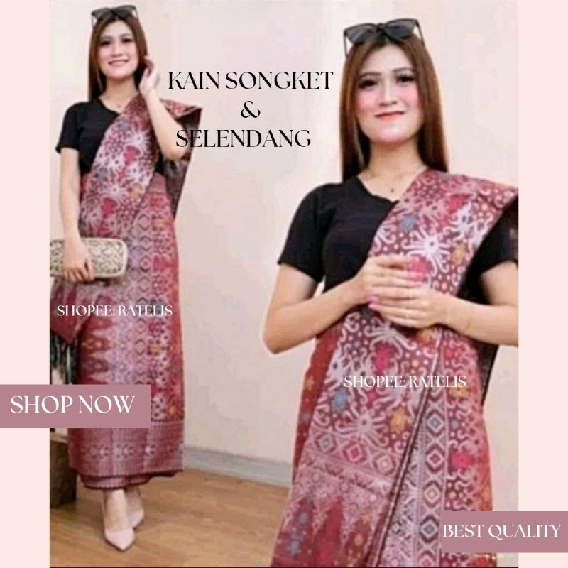 Dayak pua kumbu Dayak songket cloth with typical Kalimantan motif ...