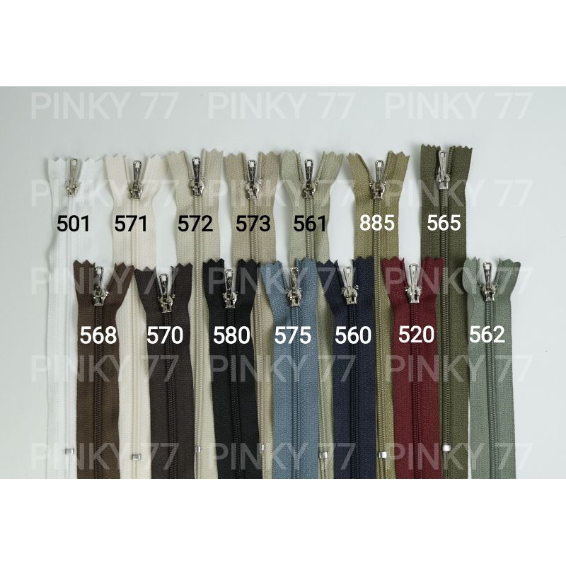 YKK 6 Inch Zipper CFC39 Big Head / YKK 6 Inch Rit (1 dozen) | Shopee ...