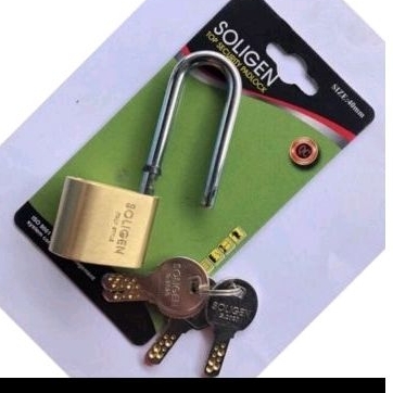 Best Selling!! padlock per Brass Original 40mm long neck top security ...