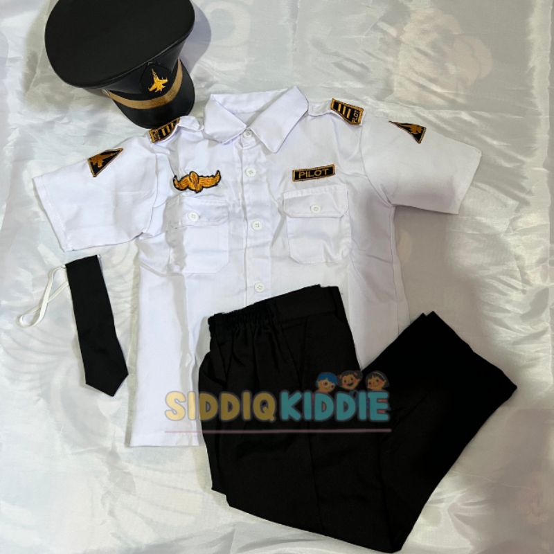 Children's pilot Clothes/paud Kindergarten pilot Uniforms | Shopee Malaysia