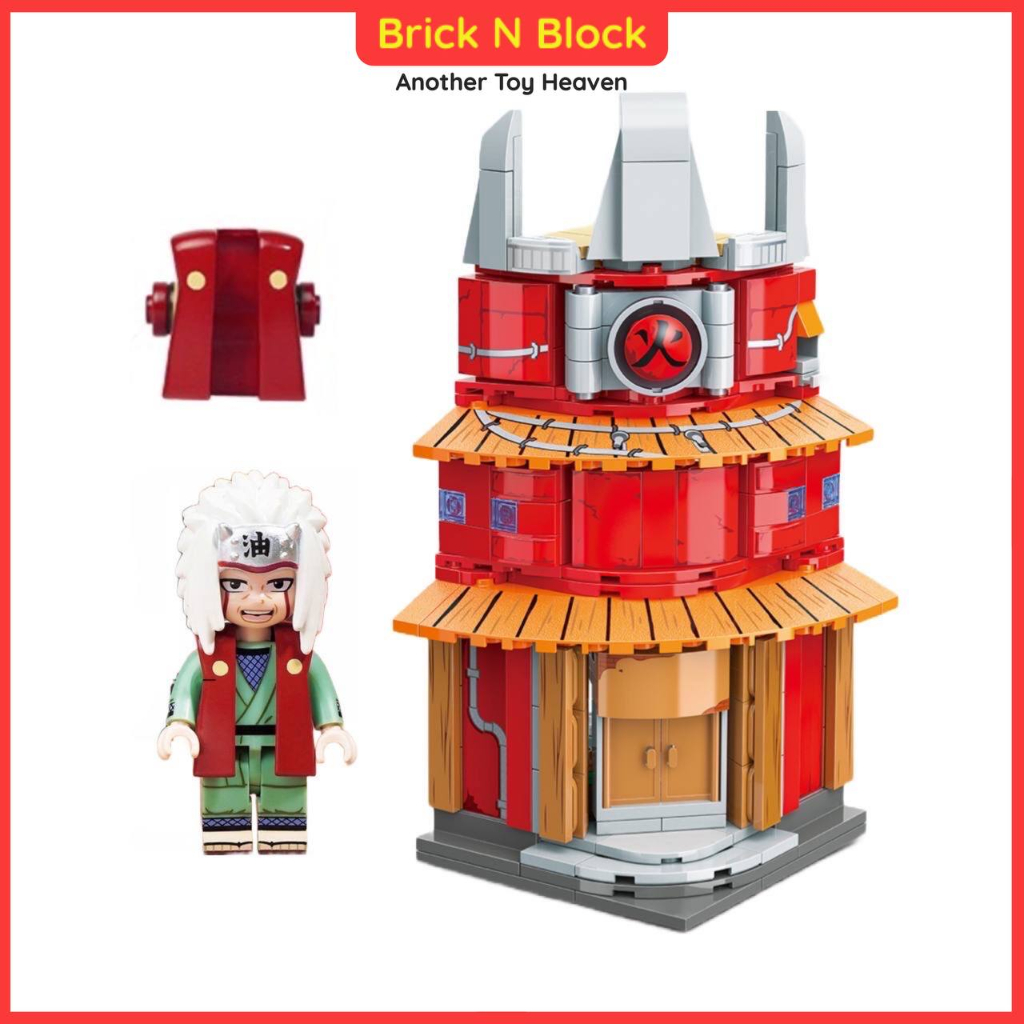 Brick N Block- Keeppley Naruto Hokage Office Konoha Building Block Toy ...