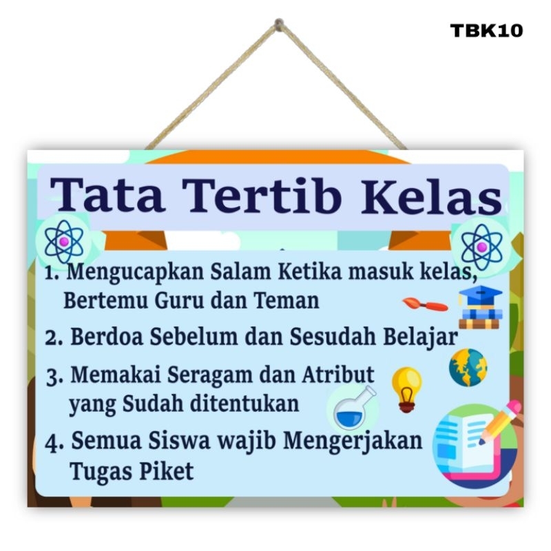 GANTUNGAN HIASAN DINDING ️ Wall Decoration Poster Disclaimer Classroom ...