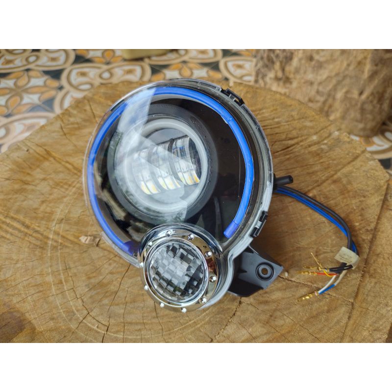 Custom daymaker Yamaha Fino carburetor headlights | Shopee Malaysia
