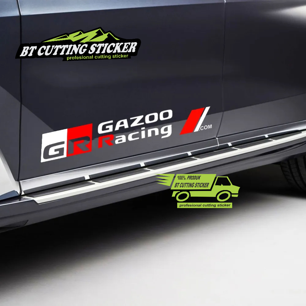 Gr1 GR GAZOO RACING 2pcs Car Side Door Sticker For Toyota GR Sport GR ...