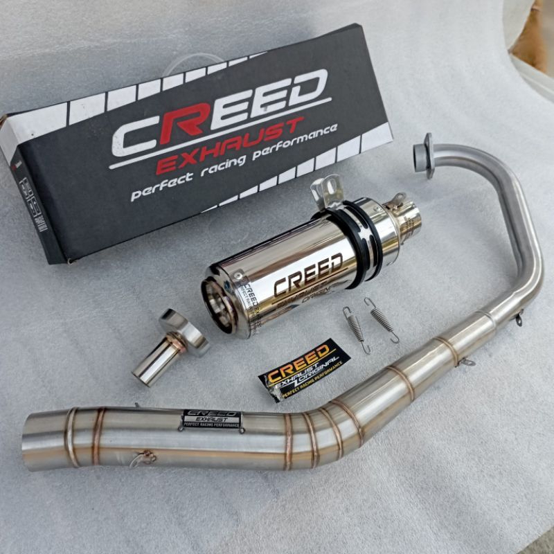 LOKAL Racing exhaust 100% ORi Creed exhaust, Short titan+db killer, for ...