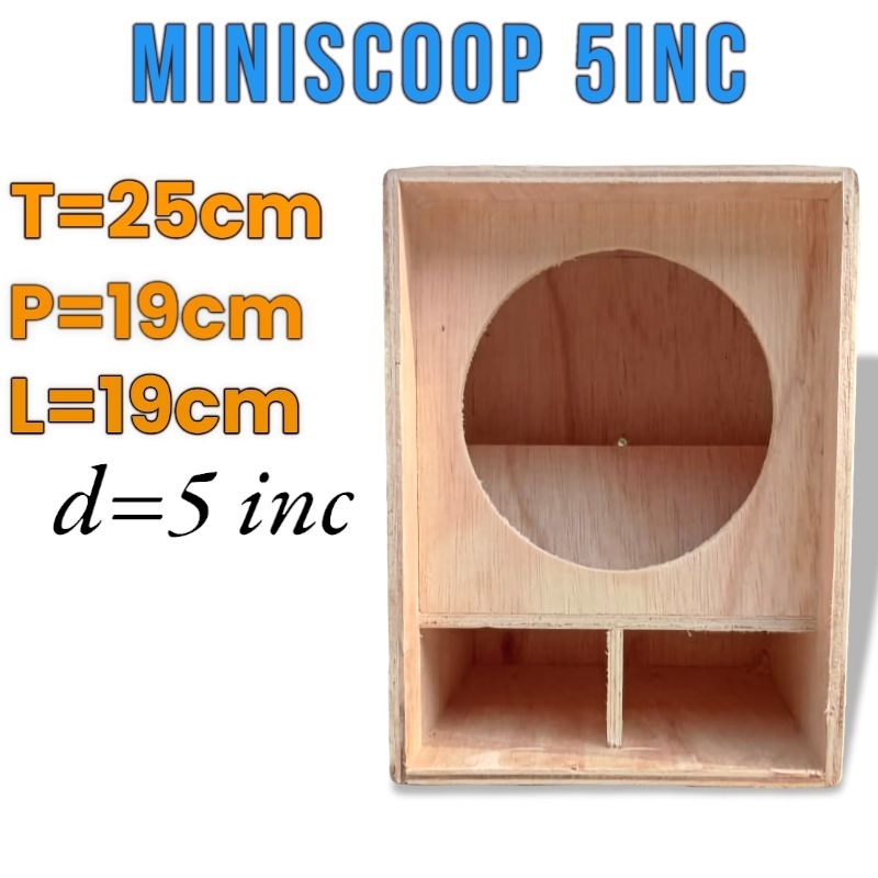 5 inch 4 inch Miniscope speaker Box, 9mm plywood | Shopee Malaysia