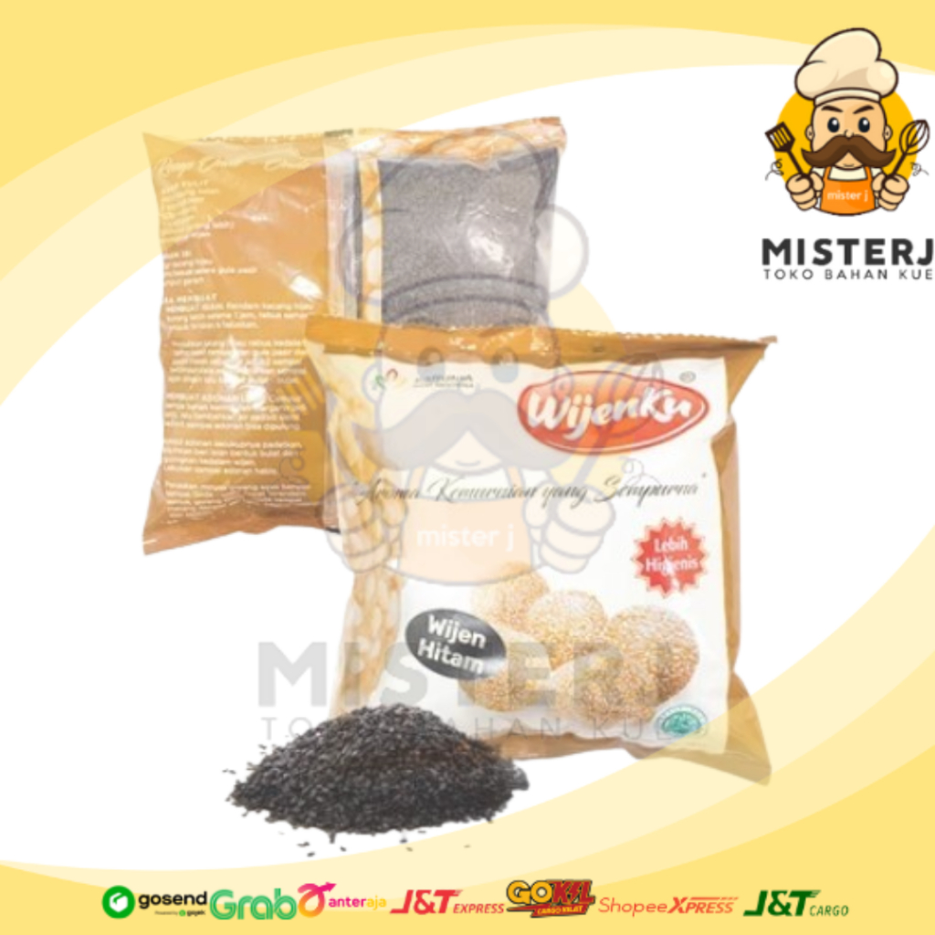 HITAM My sesame | Black Sesame | 250 grams | Black Sesame Sachet ...