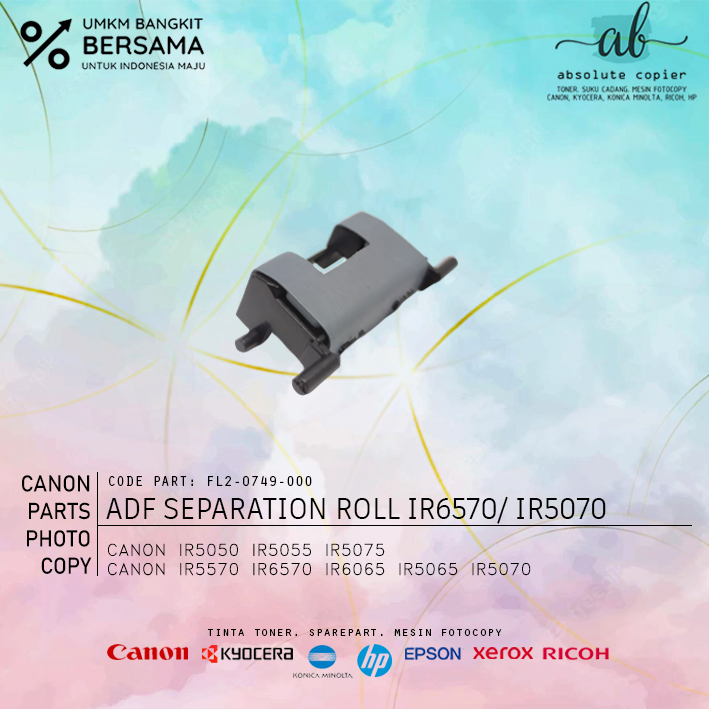Pad Separation ADF Paper Canon Photocopy IR 5000 6000 5020 6020 5570 ...