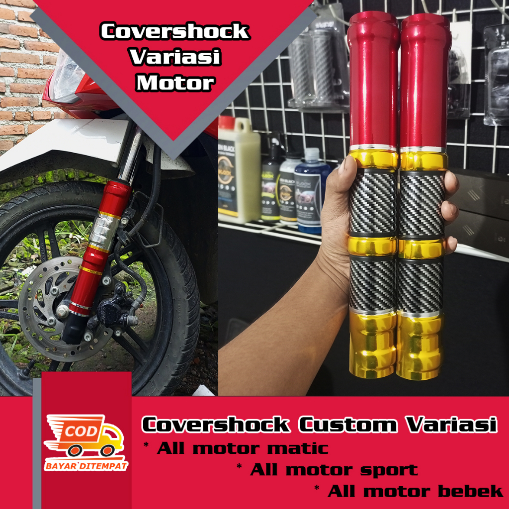 Automatic and Sport Motorcycle Costume Shock Covers | Front Shock Cover ...