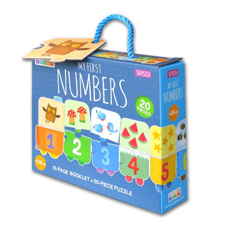 My First Numbers 20-piece Puzzle + Board Book | Shopee Malaysia