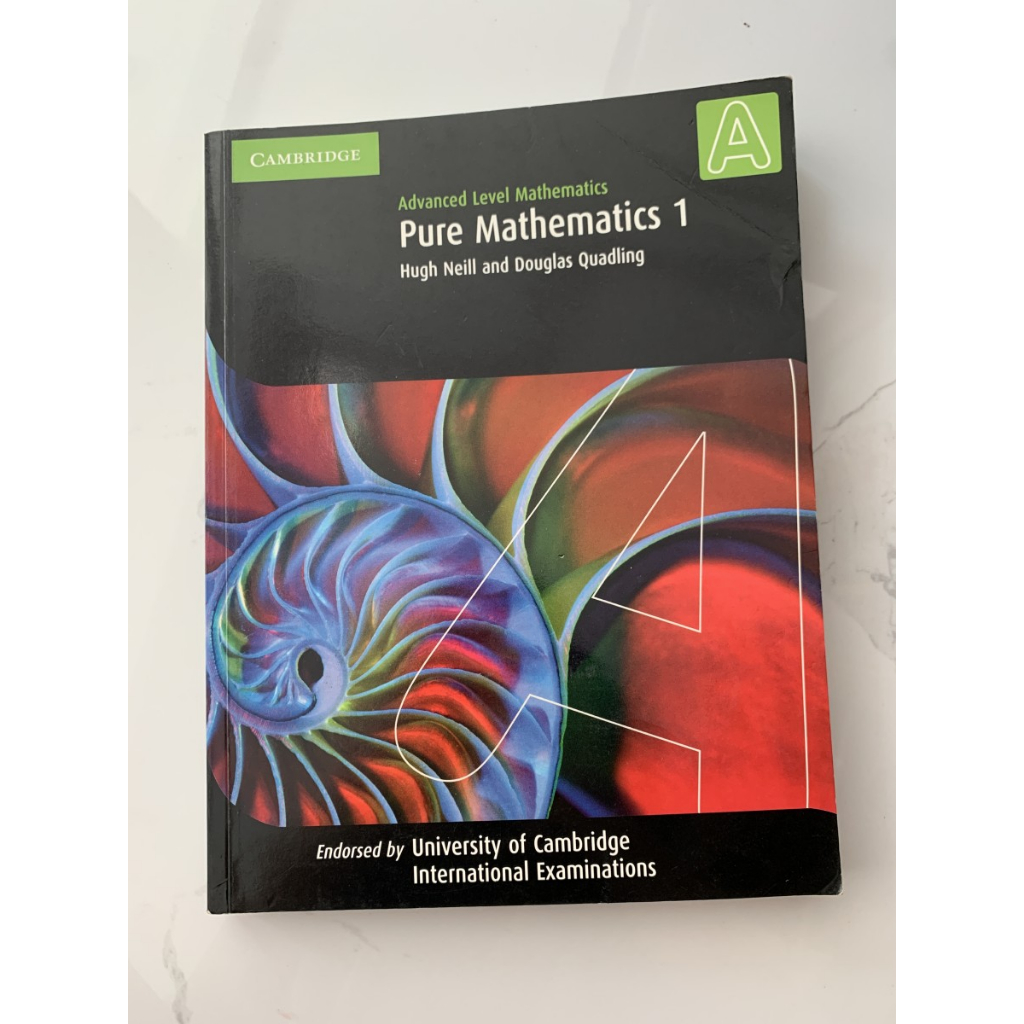 Cambridge Advanced Level Pure Mathematics 1 (like new) | Shopee Malaysia