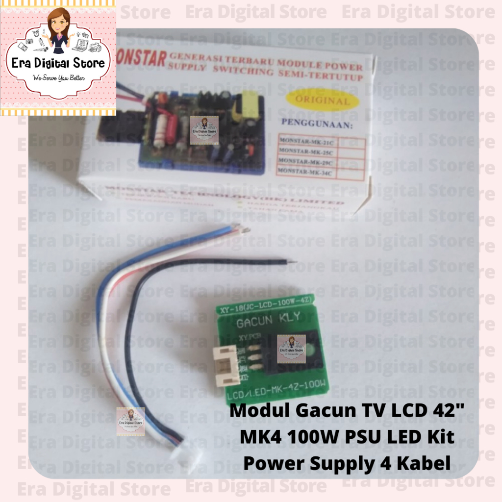 Gacun LCD TV Module 42" MK4 100W PSU LED Kit 4-wire Power Supply ...