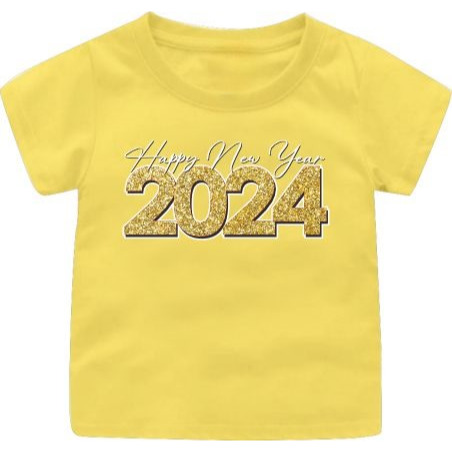 Tops 2024 Writing 2024 Gold For Girls Aged 1-12 Years/Adult viral S-5XL ...