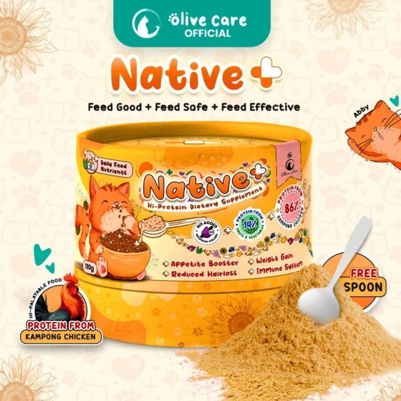 Native Olive Care Native+ Cat Vitamins High Protein Appetite | Shopee ...