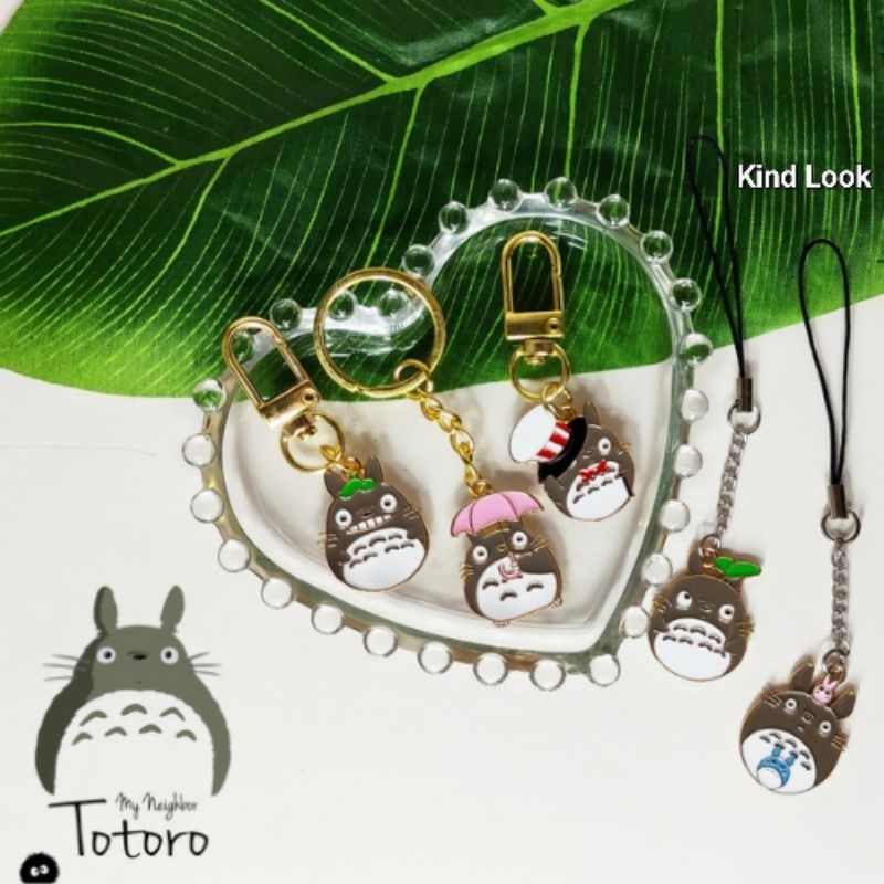 GANTUNGAN Totari no totoro phone strap keychain my neighbor totoro ...